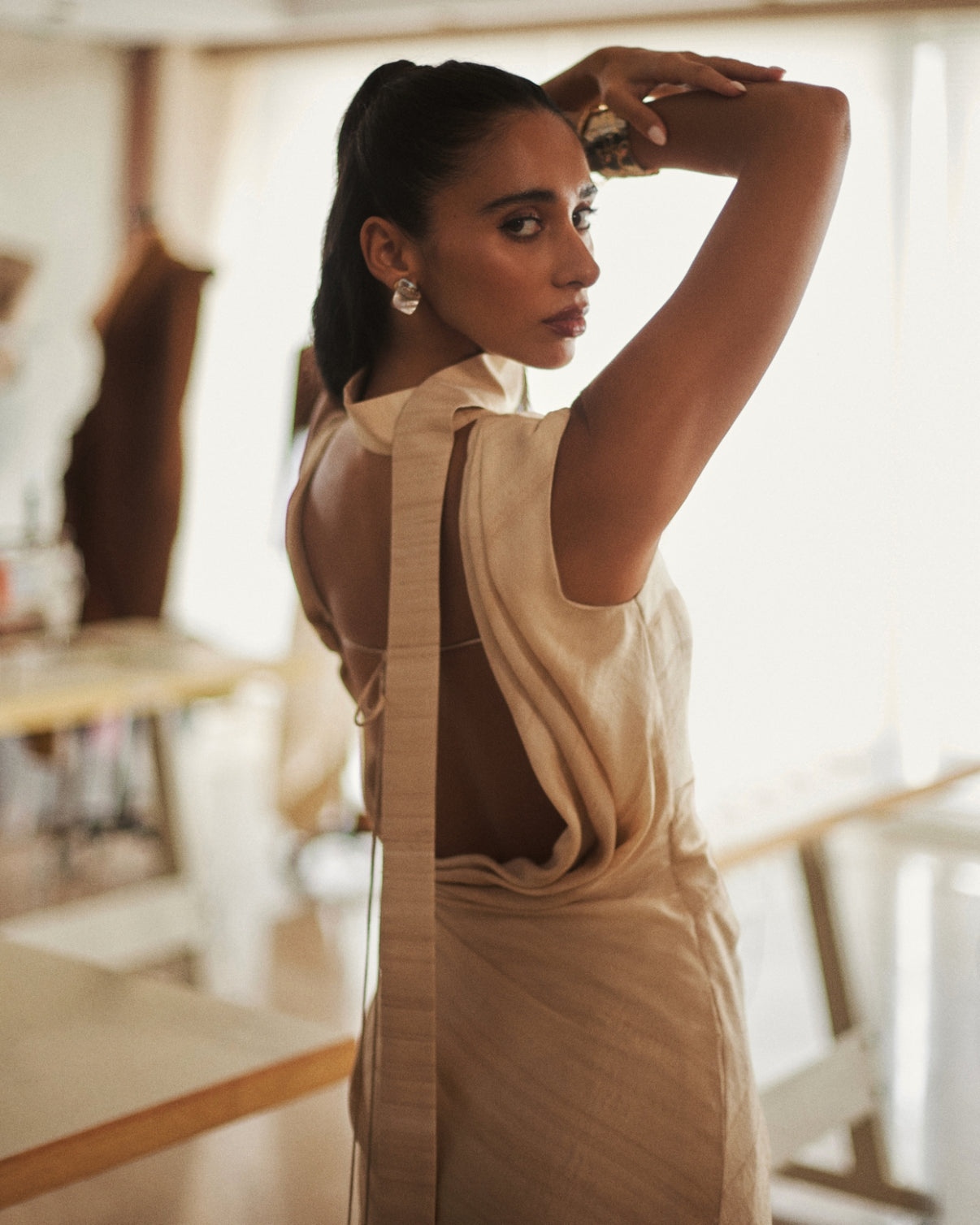 Paloma Tussar Dress – Antithesis