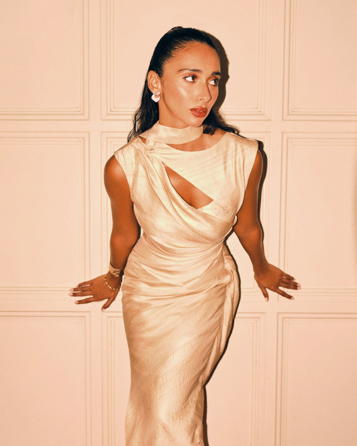 Paloma Tussar Dress – Antithesis